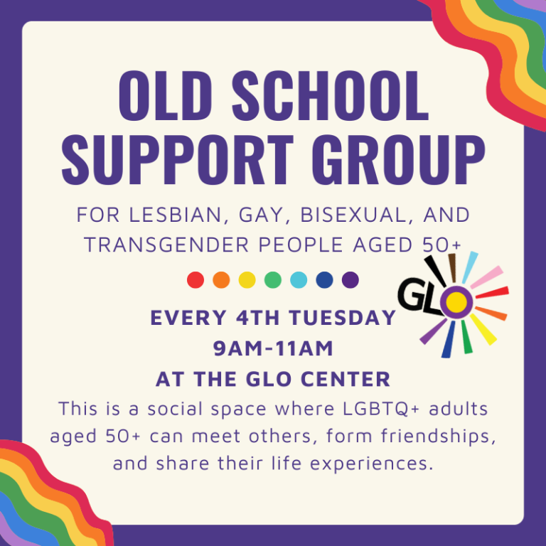Old School Support Group (50+) - The GLO Center